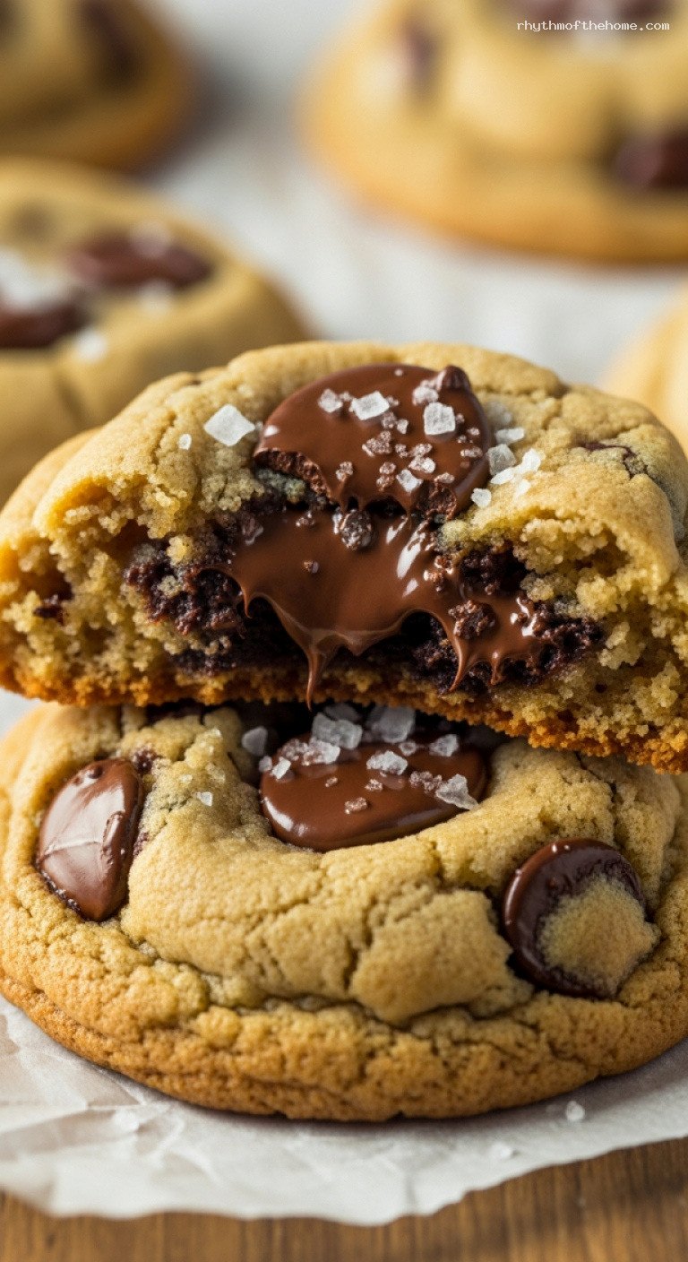 Thick and Chewy Sea Salt Chocolate Chip Cookies – Rhythm of the Home