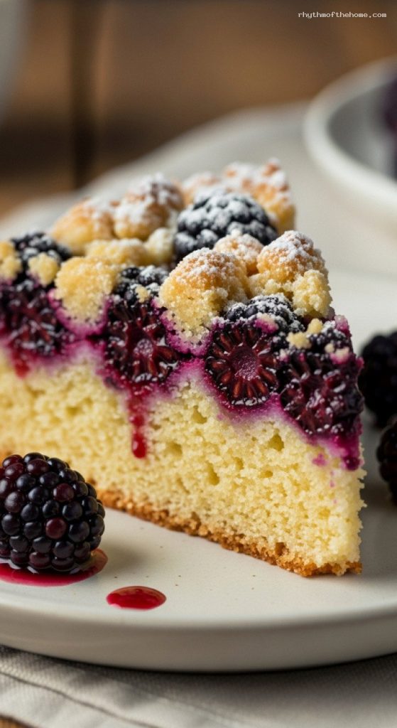 Traditional German Blackberry Streusel Cake – Rhythm of the Home