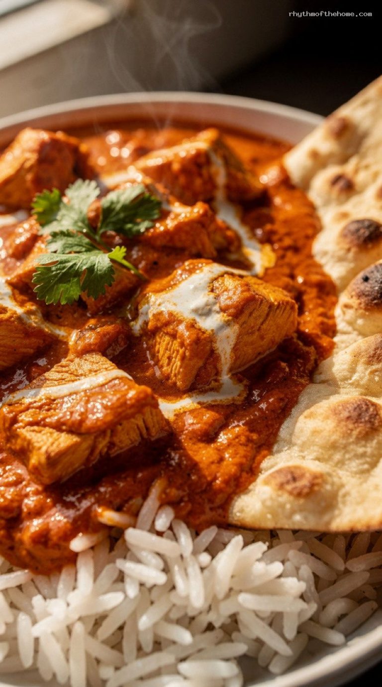 Shortcut Butter Chicken with Jarred Sauce and Microwave Rice – Rhythm ...